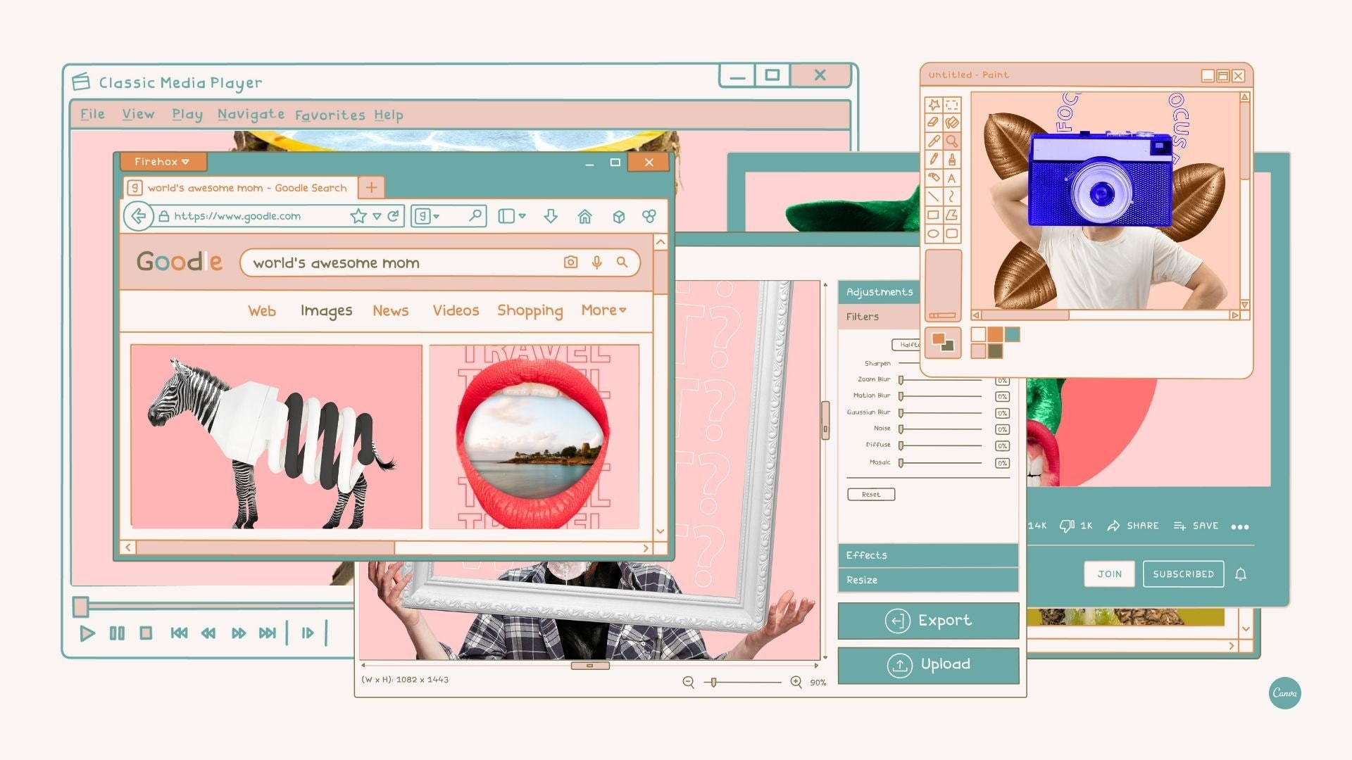 电脑分区壁纸 | 桌面整理速成技巧，换一壁纸居然有这么大的好处？