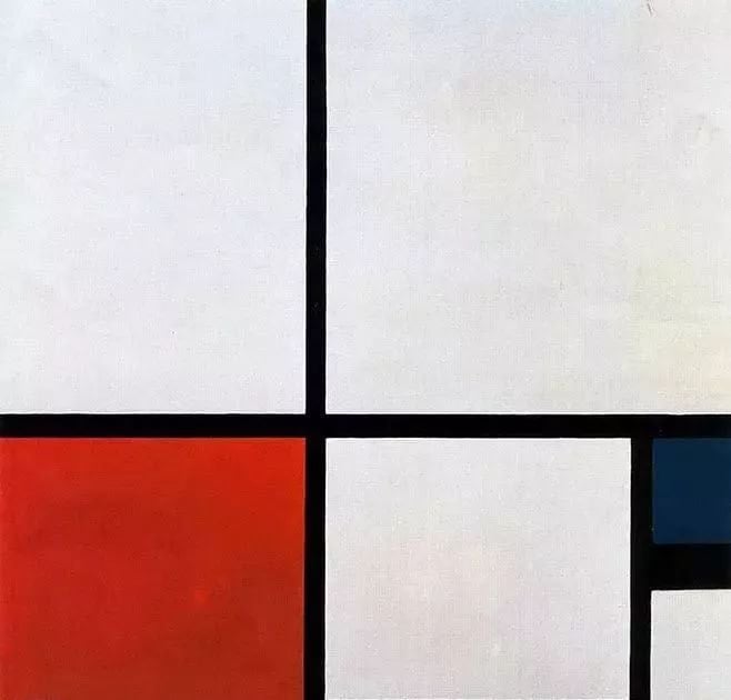 蒙德里安|几何色块拼接的抽象艺术
