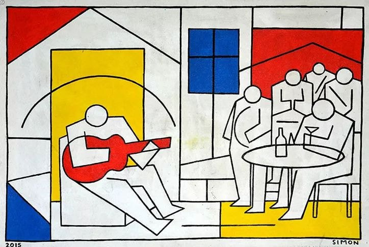 蒙德里安|几何色块拼接的抽象艺术