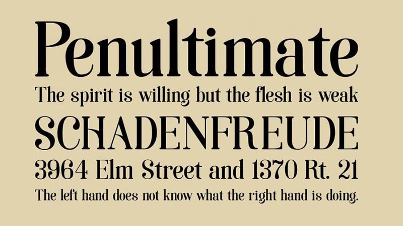 如何打造复古风？为你推荐这八款复古英文字体